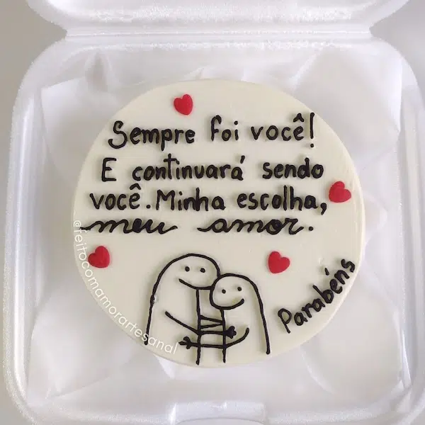 Bolo Bentô Cake Dia dos Namorados: + 10 inspirações